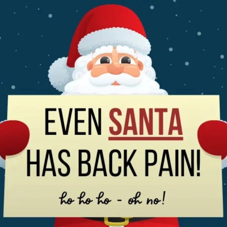 Even Santa Has Back Pain! - Hometown Family Wellness Center